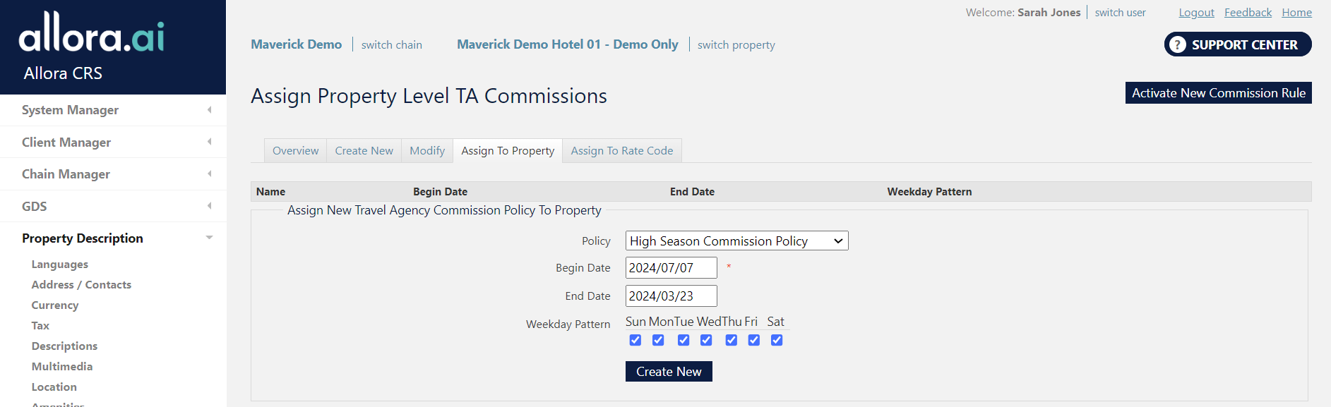 CRS-Travel Agent Commission Configuration