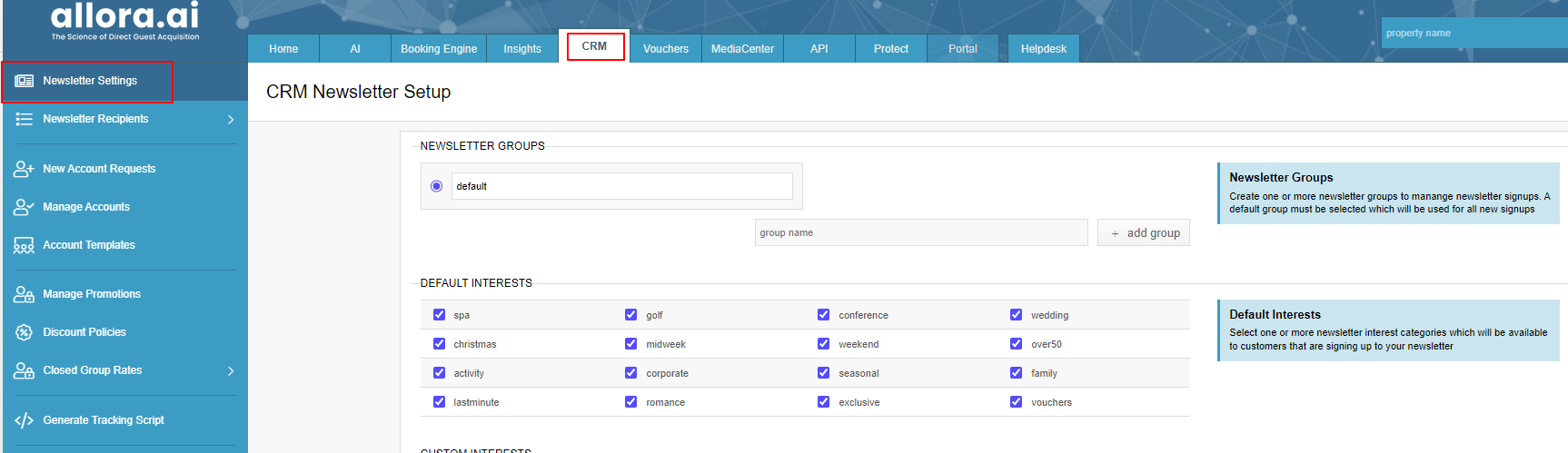 SHR BE-Enabling Specific Interest Fields in Newsletter Signup Forms in ...
