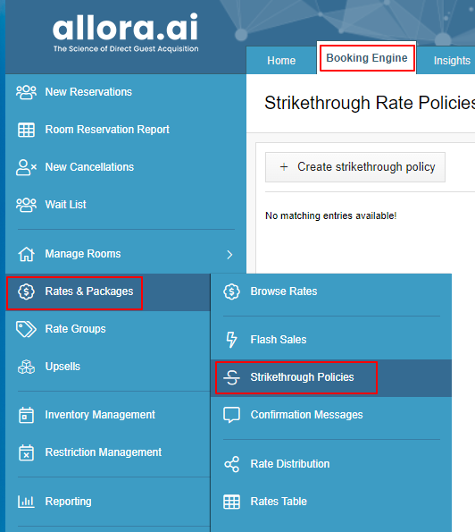 SHR BE-Setting Up Strikethrough Policy Rates in SHR BE