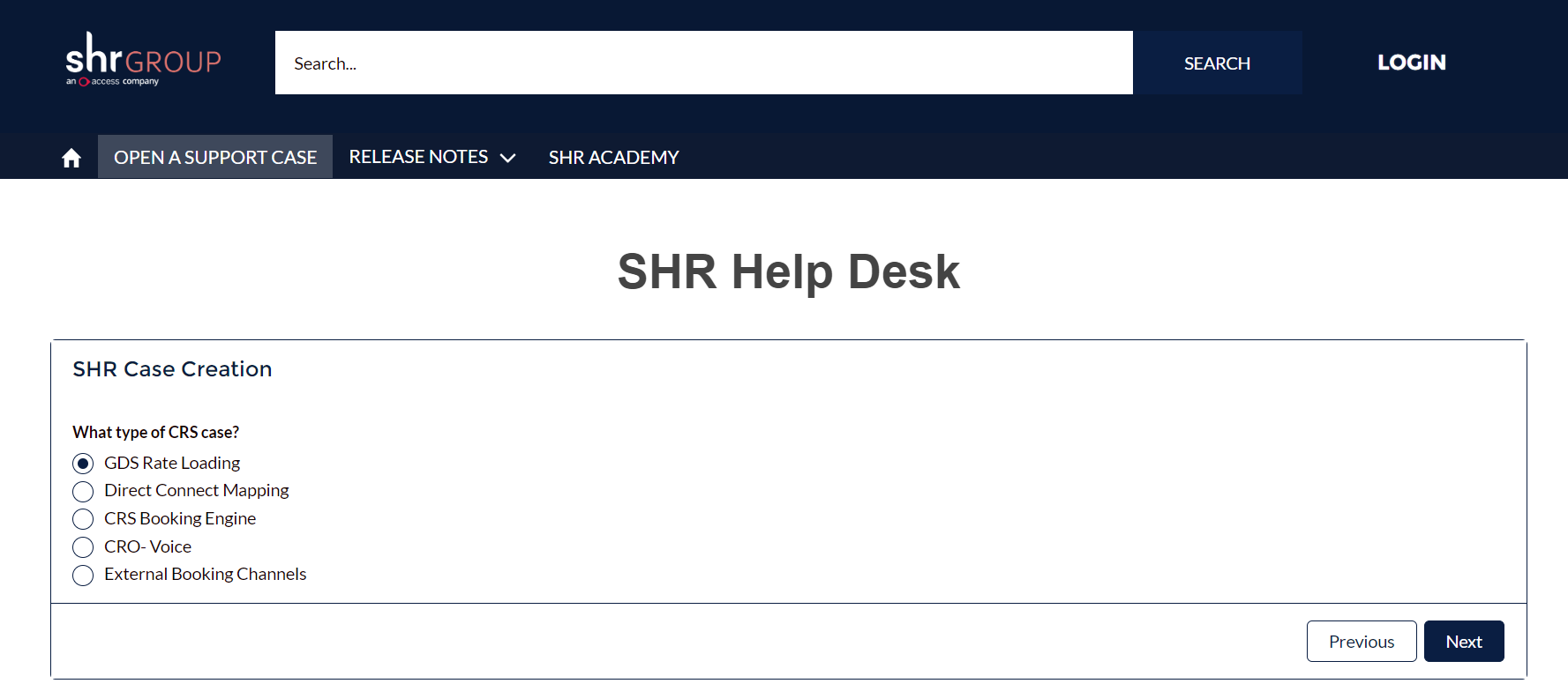 CRS-GDS Rate Loading Service