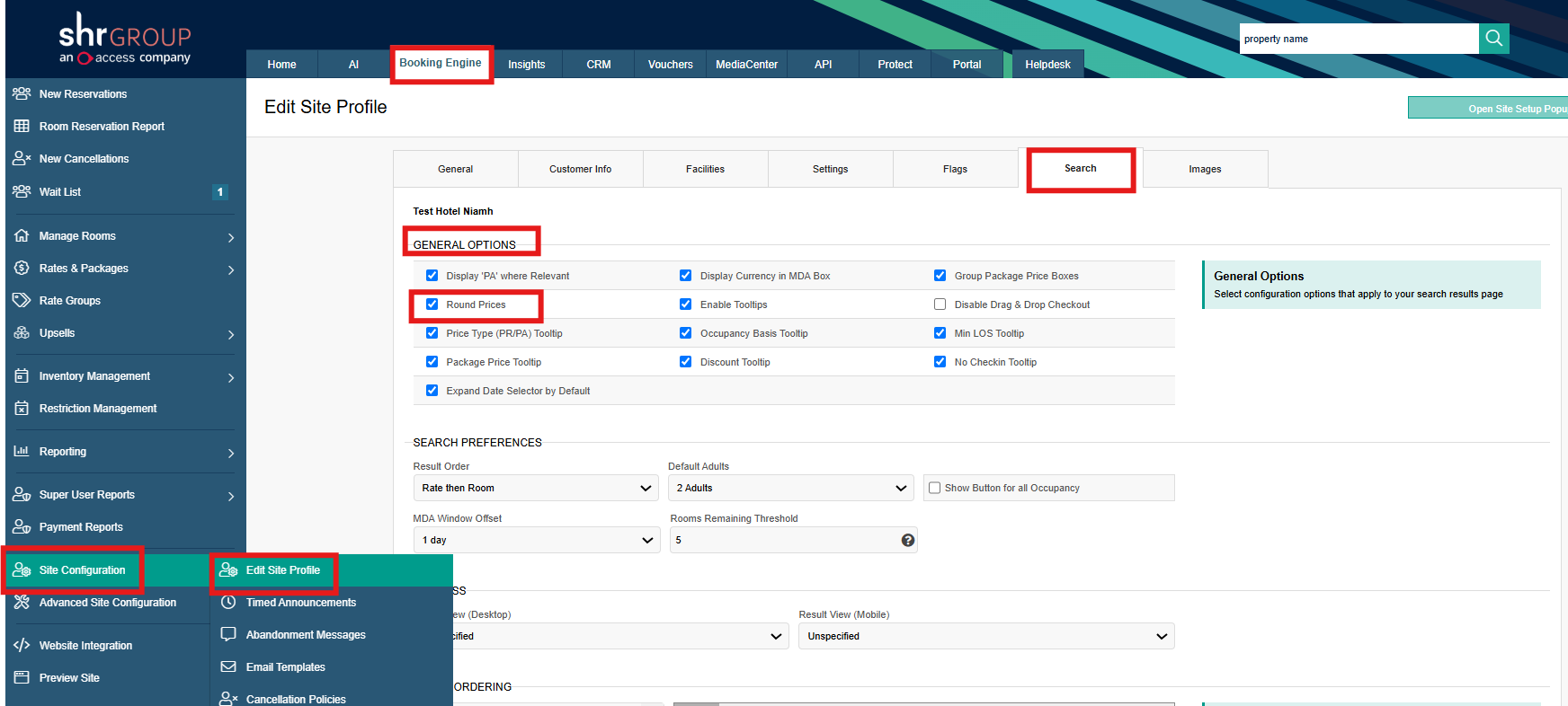 SHR BE-Full Decimal Price in the MDA/SDA box