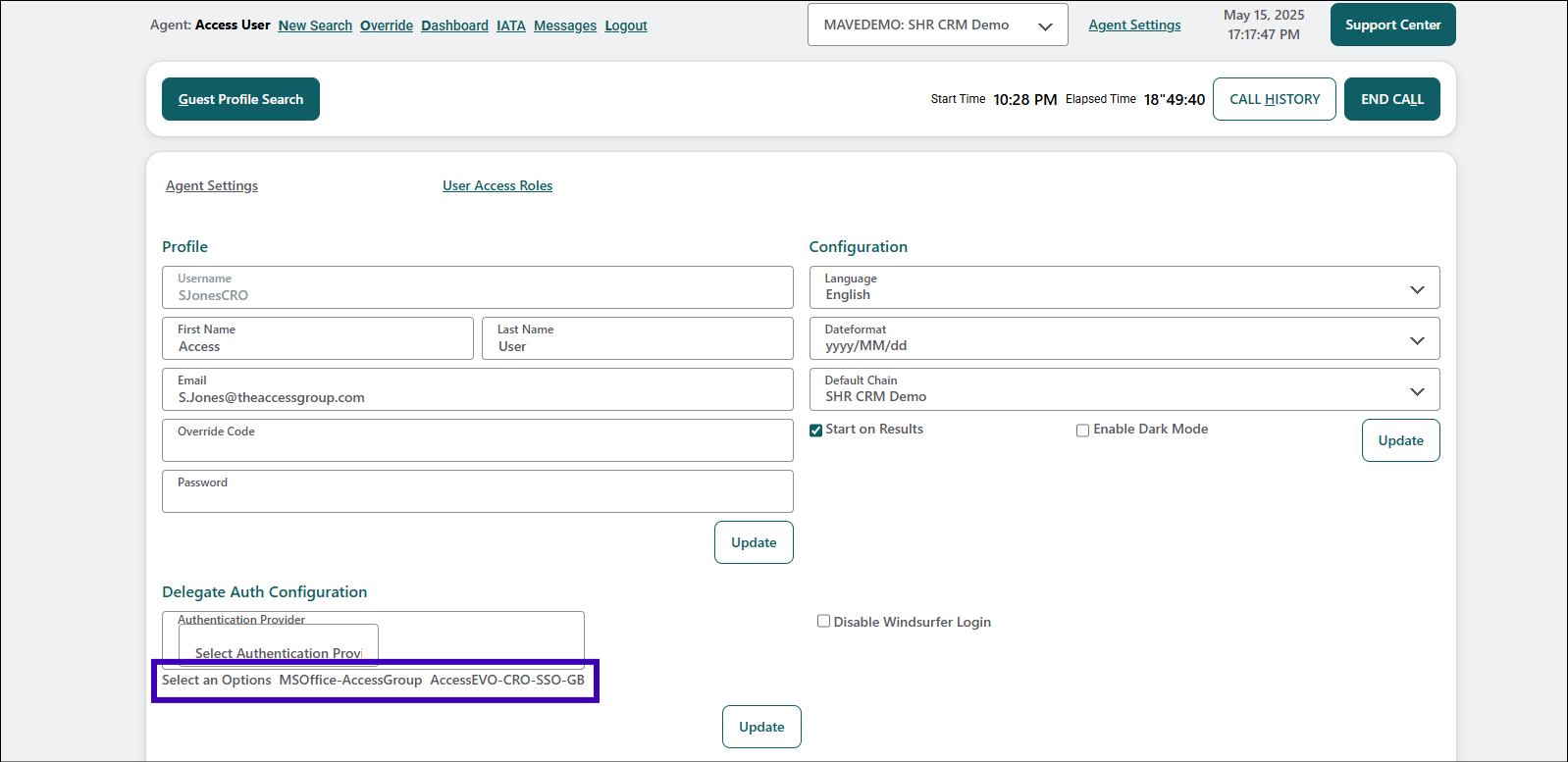 CRS-Single Sign-on - CRS/CRO Users
