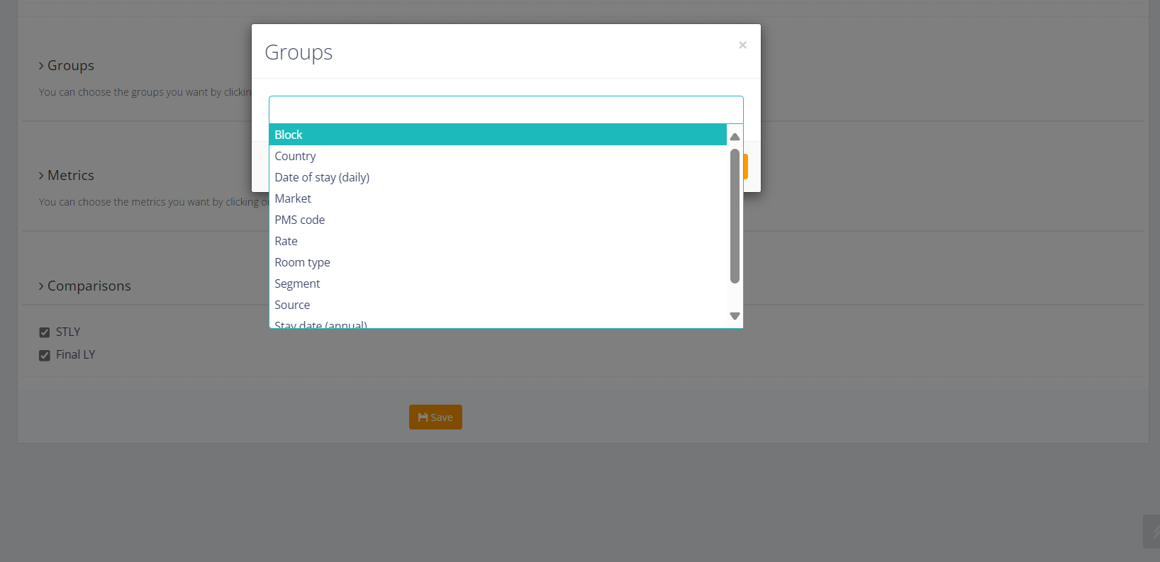 RMS-Data Center > Reports